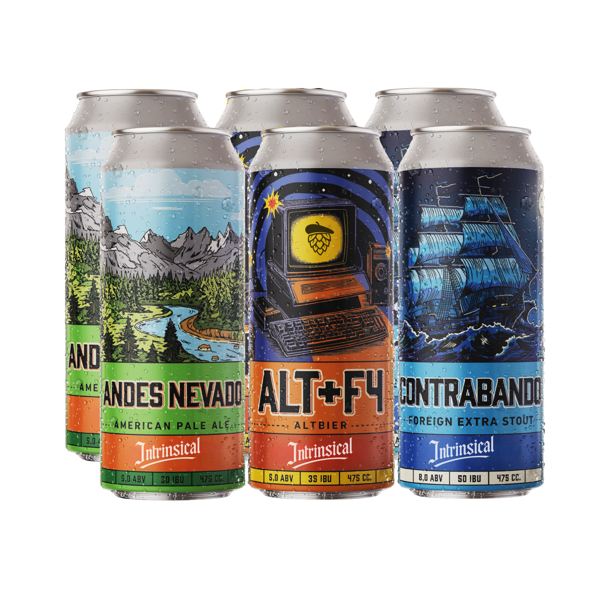 6 Pack colores – Intrinsical